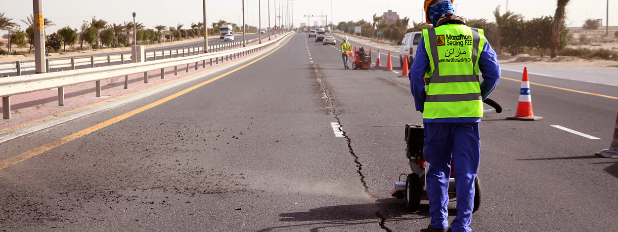 Asphalt Crack Sealing | Marathon Sealing